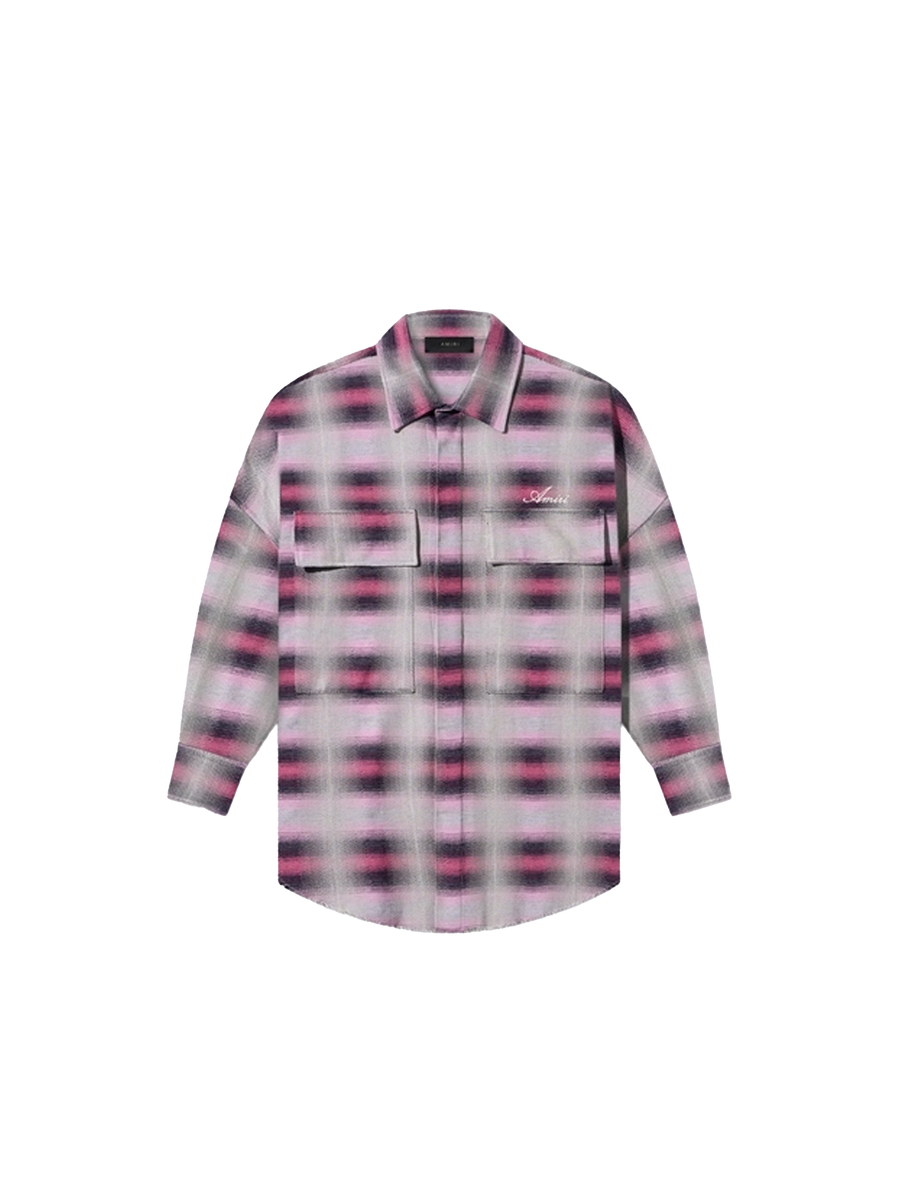 Amiri Oversized Flannel (Purple/Pink) – The Attic