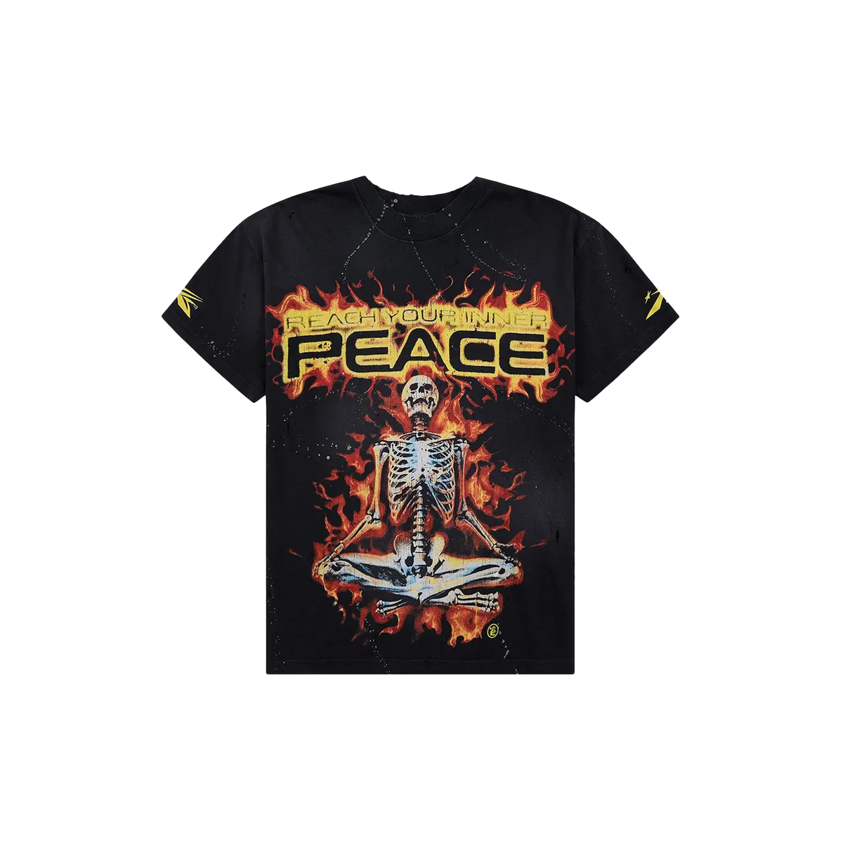 Hellstar Inner Peace Skeleton T-shirt 'Black' – The Attic