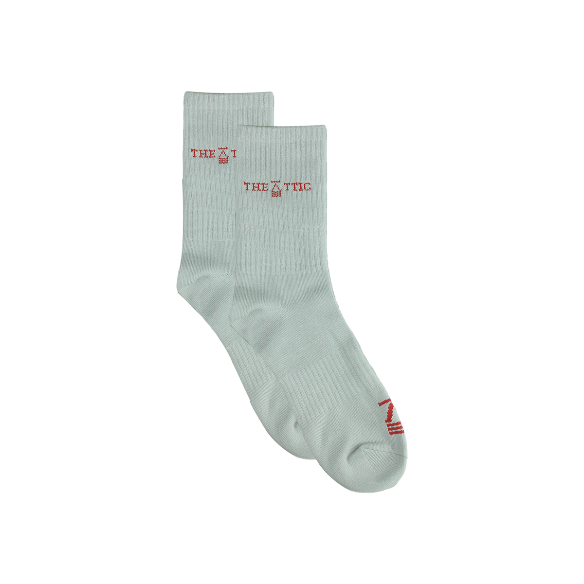 The Attic Essential Socks 'Cement Red'